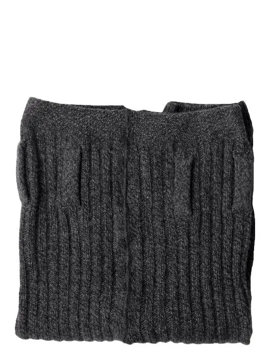 Prada Wool And Cashmere Short Leggings - Grey