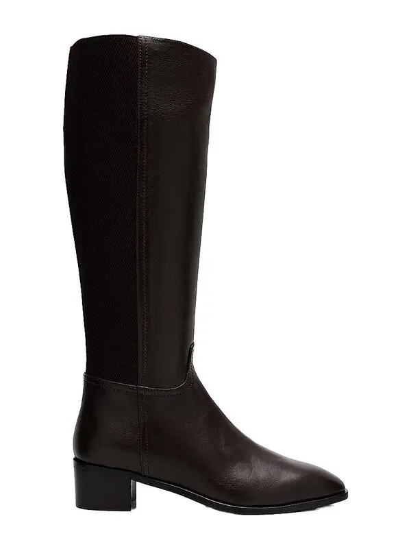 Aquatalia Ricarda 44mm Leather Knee-high Boots - Brown
