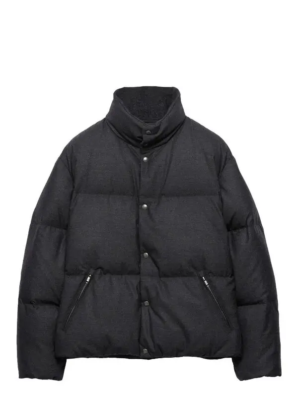 Prada Weight Cashmere Down Jacket - Grey