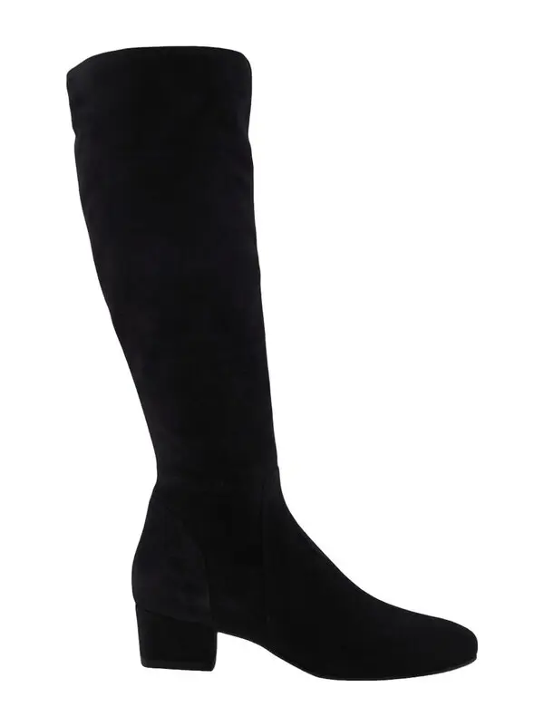 Aquatalia Serafina 40mm Suede Knee-high Boots - Black