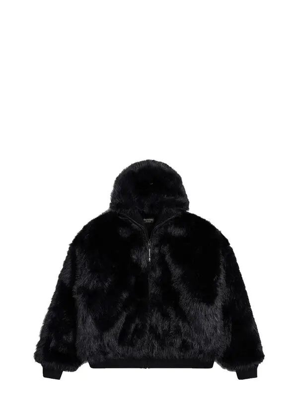 Balenciaga Ski Zip-up Hoodie - Black