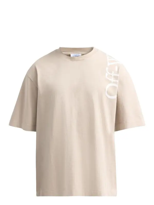 Off-White Vertical Bookish Skate Logo T-shirt - String