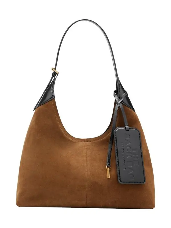 Marc Jacobs Suede Belted Sack Bag - Copper