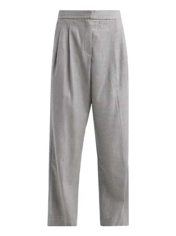 Ronny Kobo Hayes Pleated Pants - Light Grey