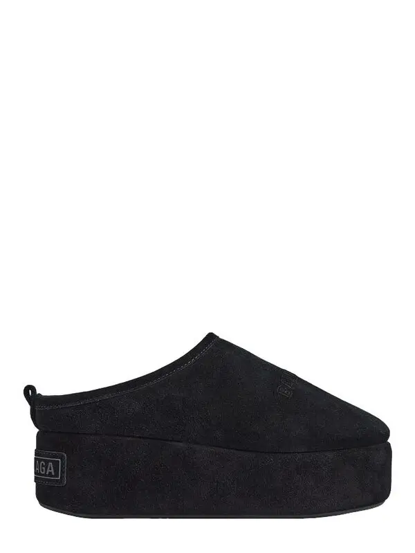 Balenciaga Alaska Soft Platform Mules - Black