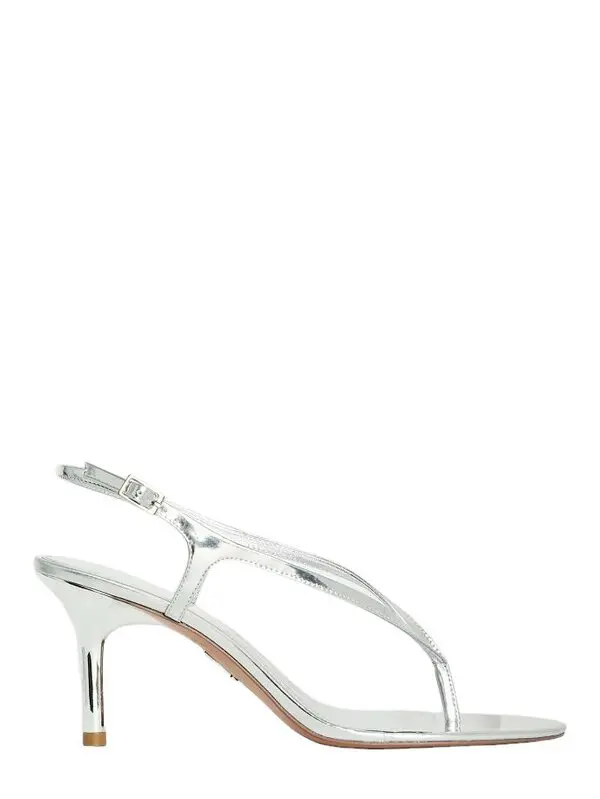 Retrofete Klotilde Leather Slingback Sandals - Silver