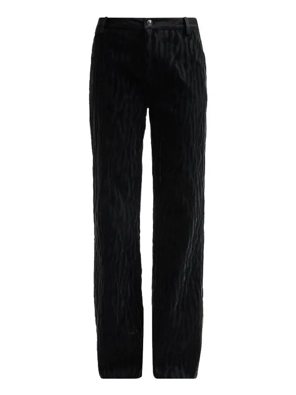 Ramy Brook Valentina Textured High-rise Jeans - Black