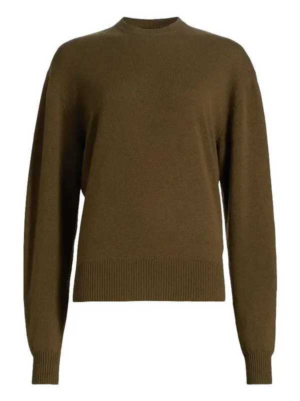 TOTEME Classic Wool-silk Crewneck Sweater - Hazel