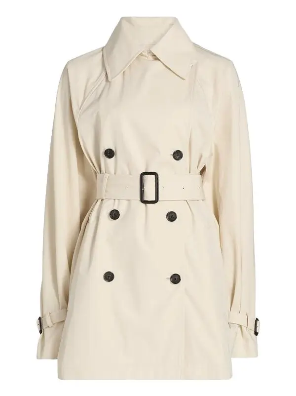TOTEME Washed Cotton Trench Coat - Stone