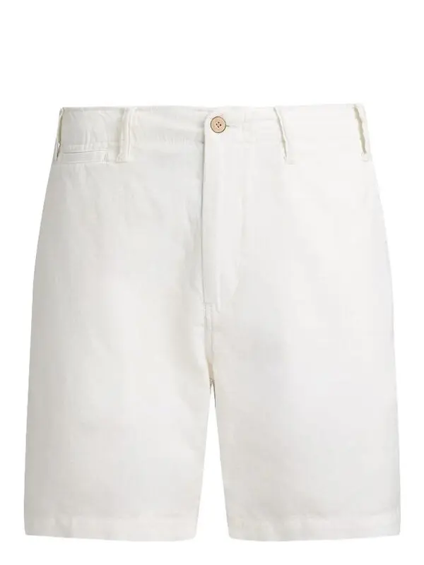 Polo Ralph Lauren 8.5-inch Classic-fit Linen-cotton Shorts - Deckwash White