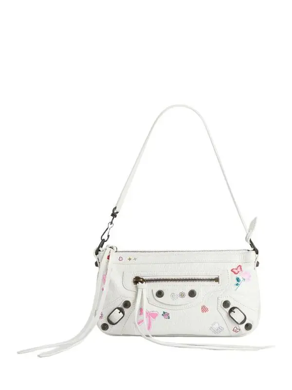 Balenciaga Le City Shoulder Bag - White Multi