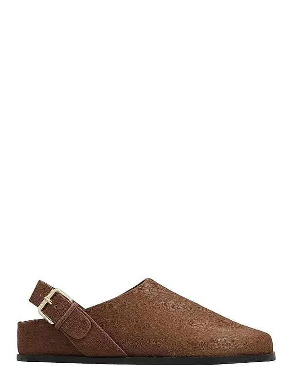 A.emery Louis Calf Hair Clogs - Pecan