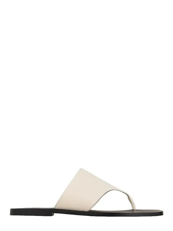 A.emery Paton Leather Sandals - Eggshell Black