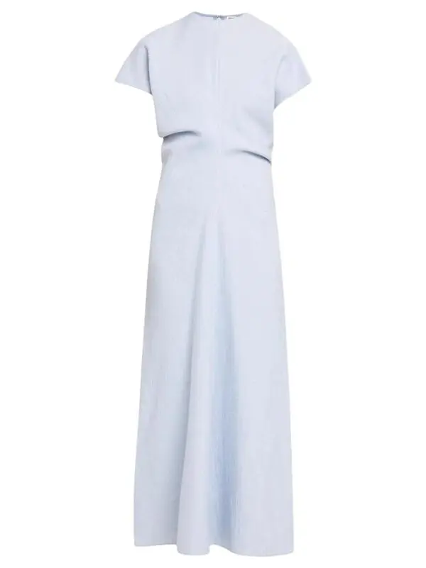 TOTEME Slouch Waist Midi Dress - Sky