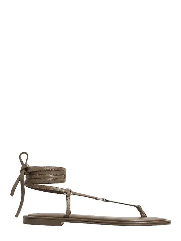 A.emery Tesni Leather Sandals - Sable