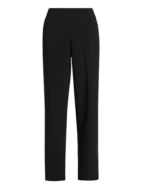 Elie Tahari Bayla Straight-leg Pants - Noir