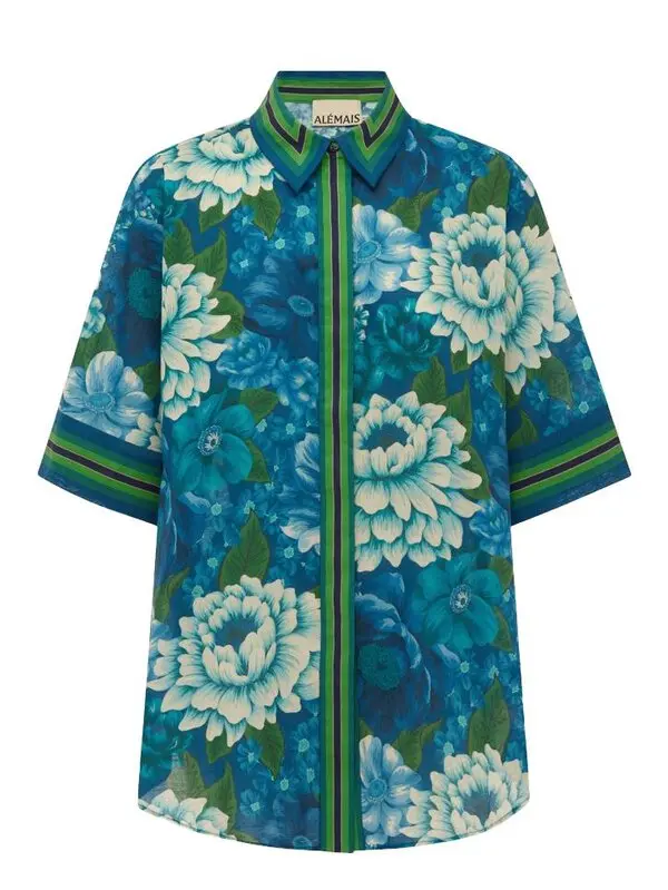 ALEMAIS Margo Floral Cotton Voile Shirt - Multi