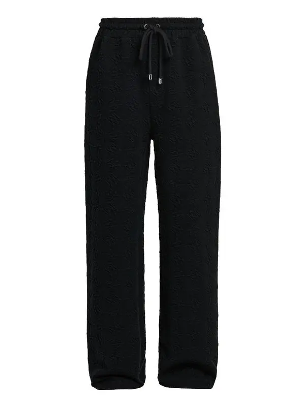 Amiri Ma Quad Jacquard Drawstring Sweatpants - Black