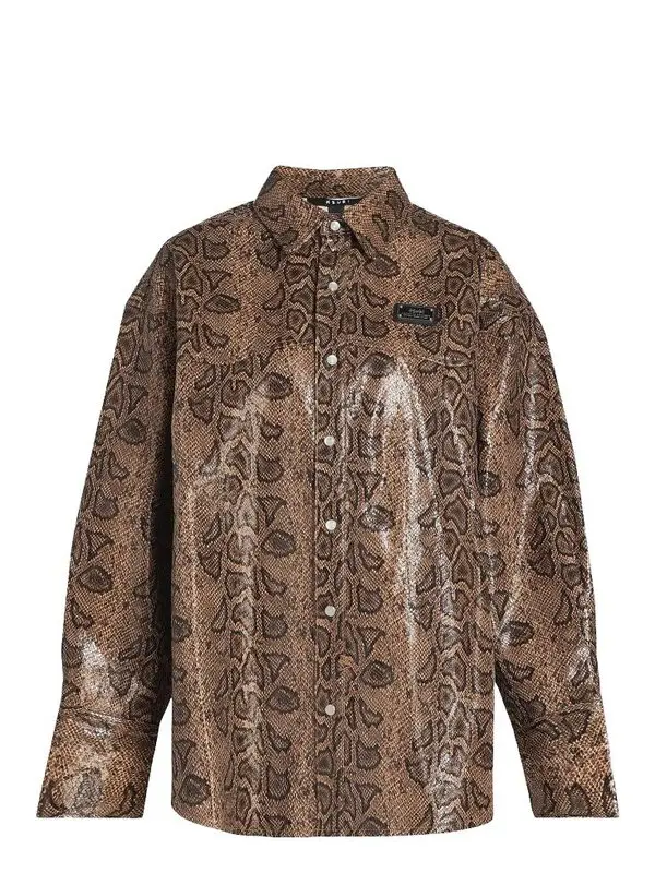 Ksubi New World Error Astra Snakebite Shirt - Assorted