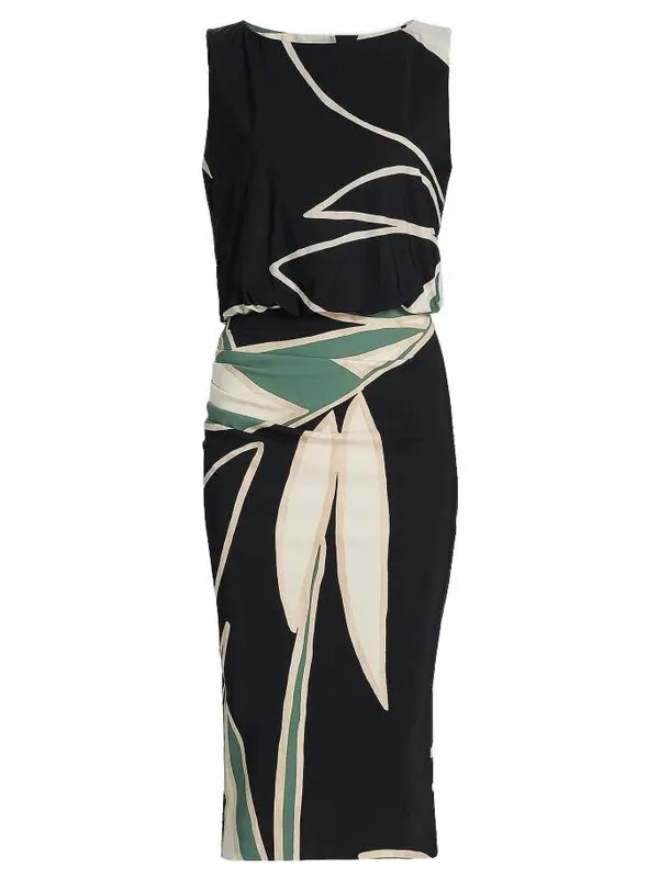 Chiara Boni La Petite Robe Ivona Print Sje Cocktail Dress - Tula