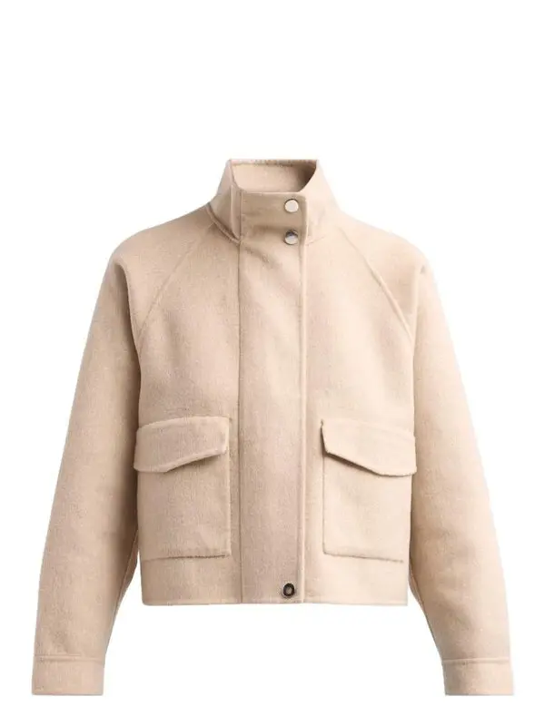 Elie Tahari The Eden Wool-blend Jacket - Oat