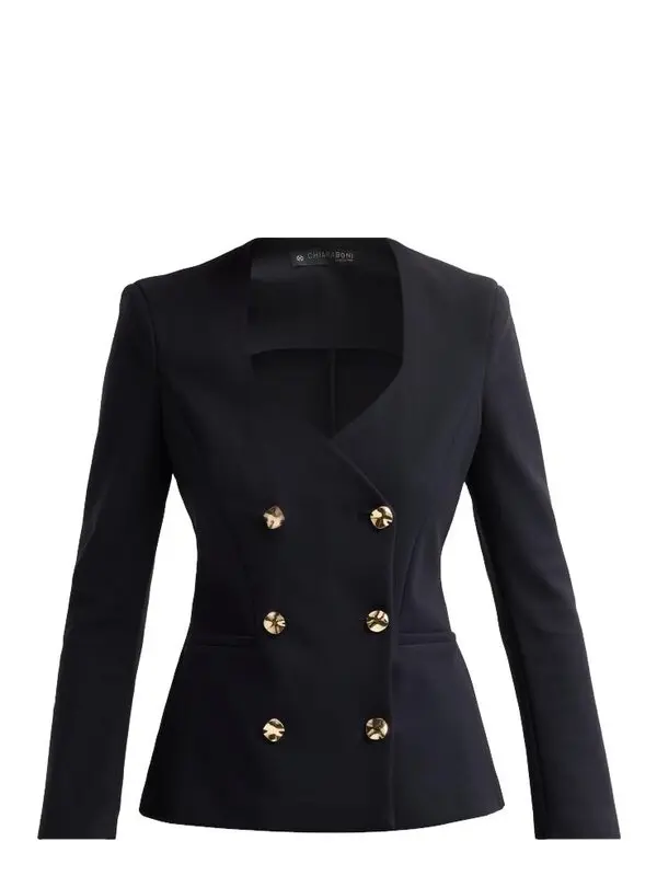 Chiara Boni La Petite Robe Hester Double-breasted Blazer - Black