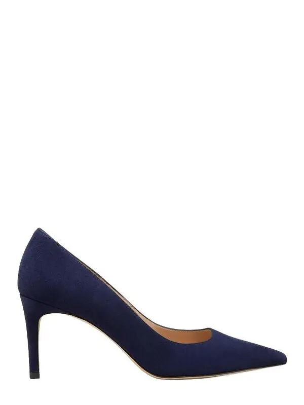STUART WEITZMAN Power 75mm Suede Pumps - Nice Blue