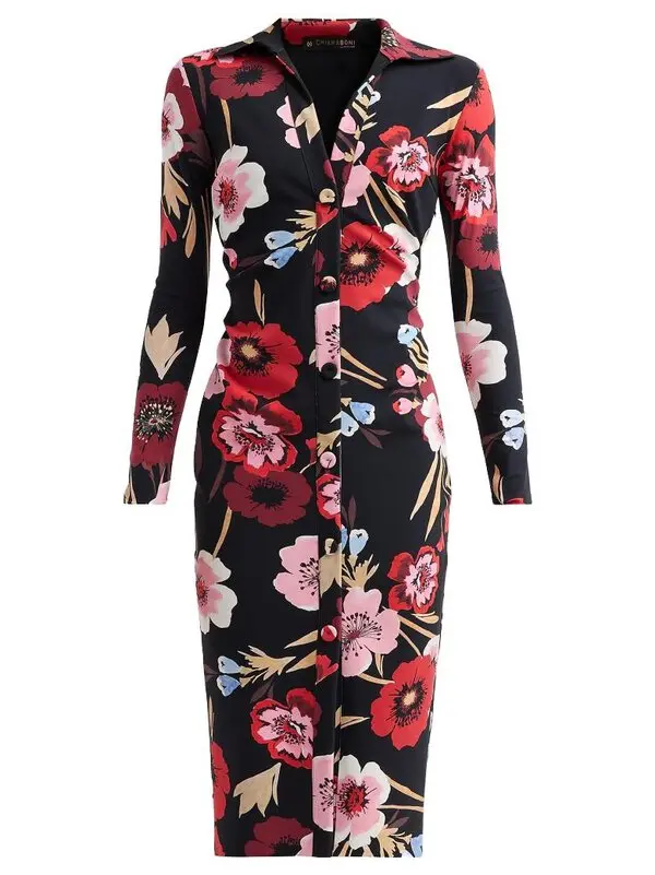 Chiara Boni La Petite Robe Taima Jersey Knee-length Shirtdress - Maesmall
