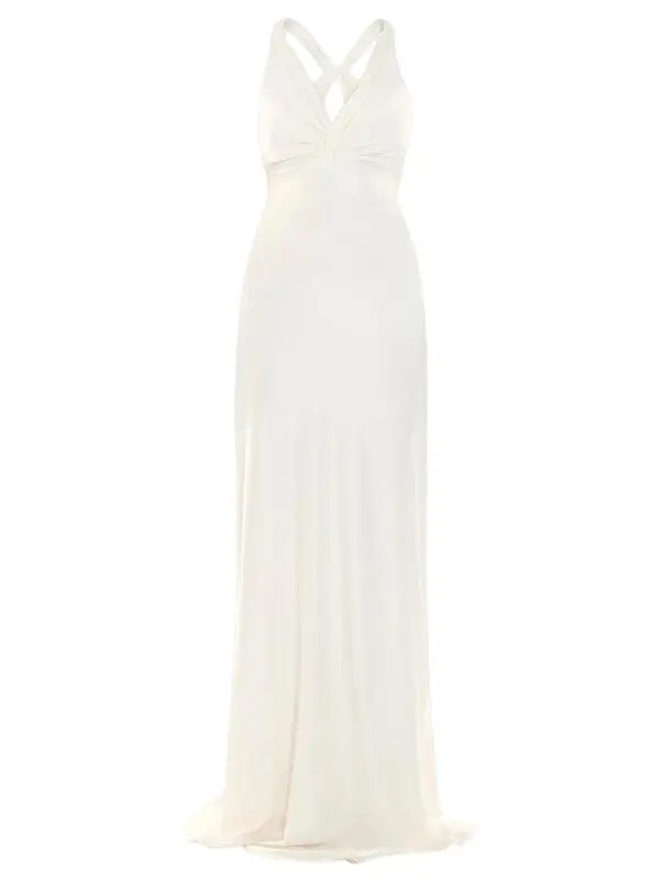 ZHIVAGO Halterneck A-line Gown - Ivory