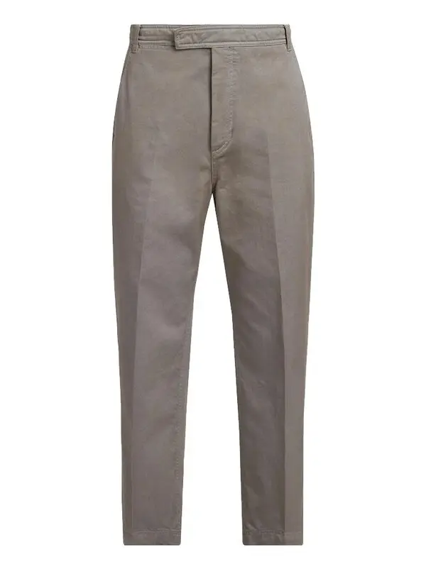 Thom Browne Utility Twill Chino Trousers - Medium Grey