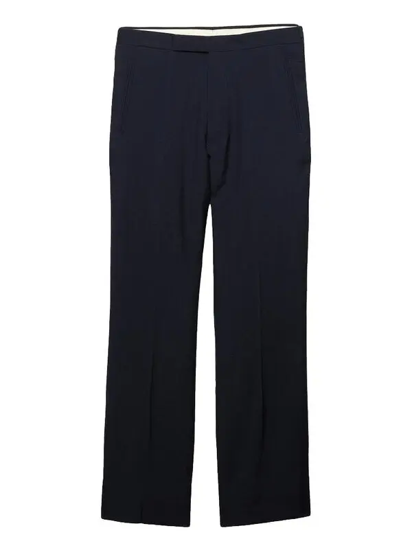 Prada Mohair Wool Pants - Blue