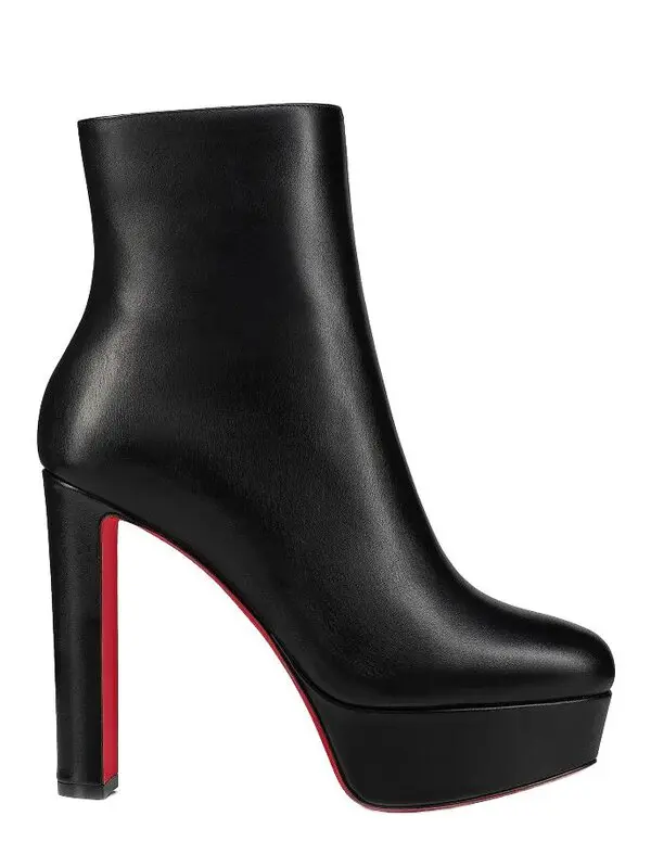 CHRISTIAN LOUBOUTIN Loo Booty 130mm Boots - Black