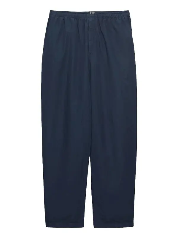 Prada Linen Blend Pants - Blue