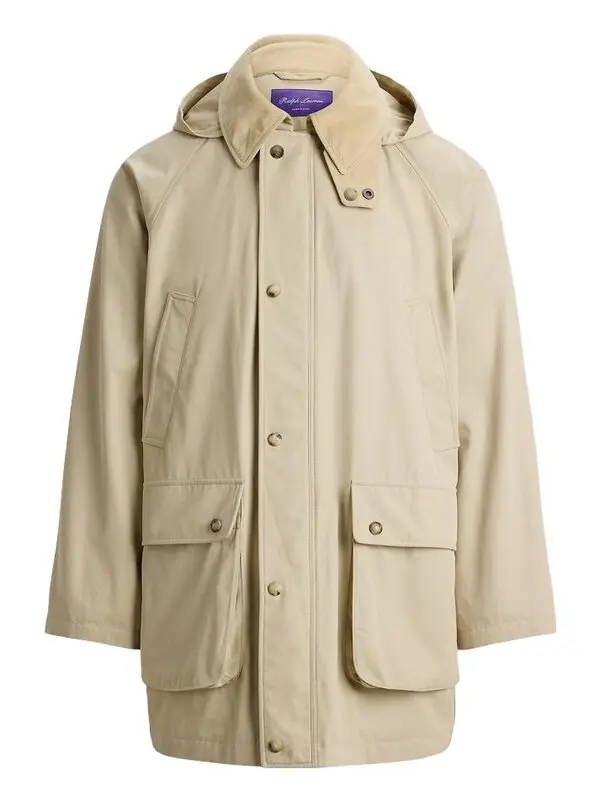 Ralph Lauren Purple Label Ventile-twill Car Coat - Champagne