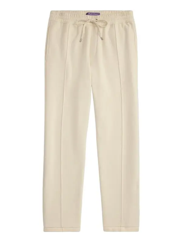 Ralph Lauren Purple Label Silk-blend Drawstring Joggers - Limestone