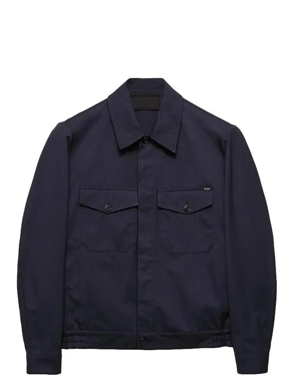 Prada Technical Fabric Jacket - Blue