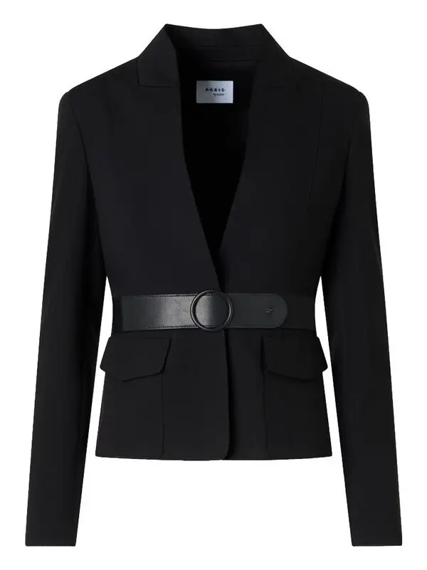 Akris Belted Jacket - Black