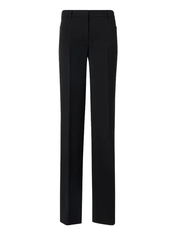 Akris Mikka Virgin Wool Pants - Black