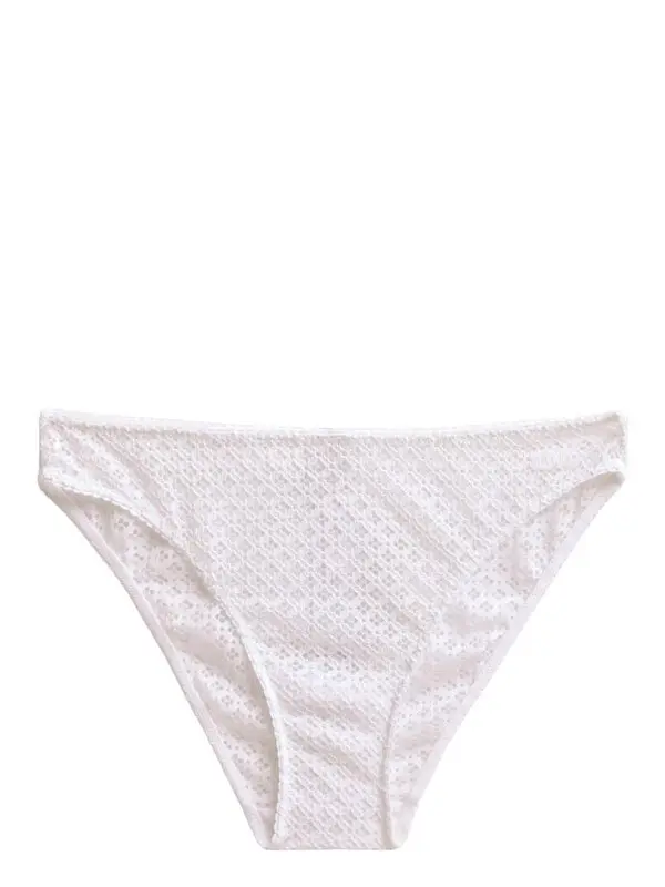 Polo Ralph Lauren Cotton Eyelet Cheeky Panty - White Cloud