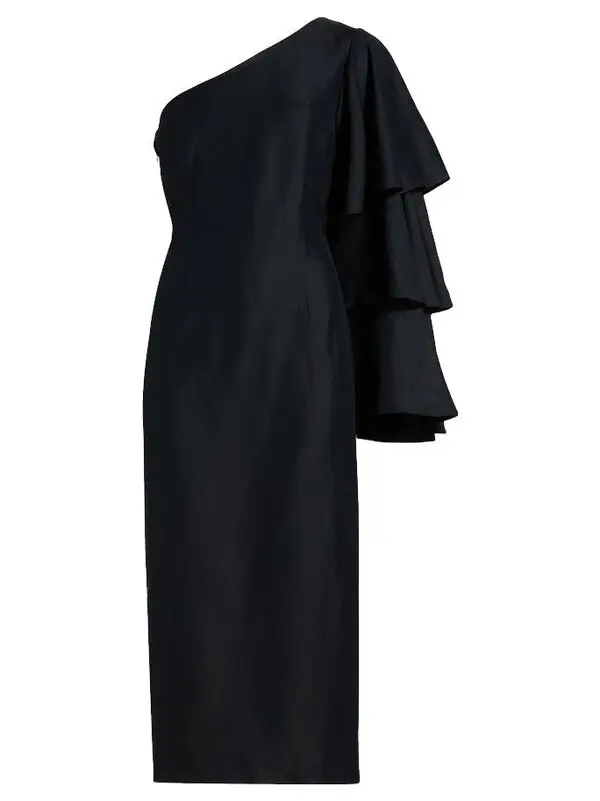 Rosie Assoulin Bidi Bidi Bom Bom Cocktail Dress - Black