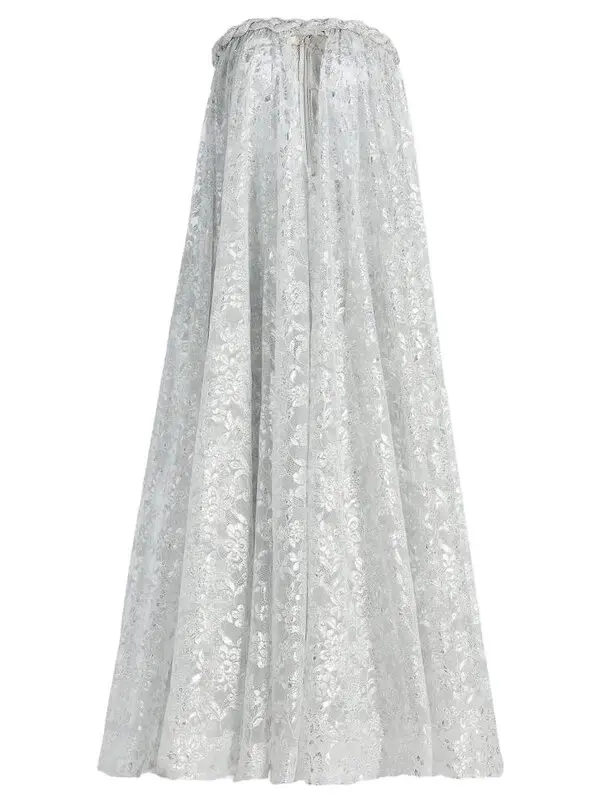 Zimmermann Carousel Metallic Twist Gown - Silver