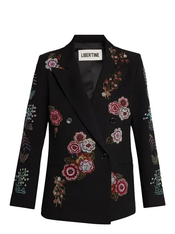 Libertine Colette Double-breasted Blazer - Black