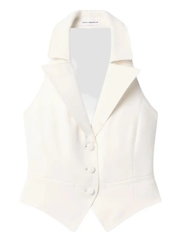 Good American Halter Suit Vest - Soft Shell