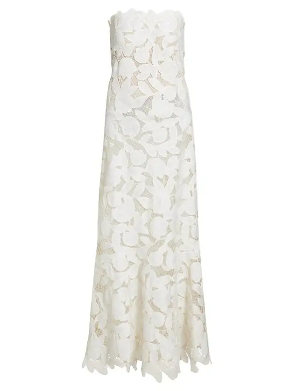 Simkhai Valletta Bustier Midi-dress - White Multi