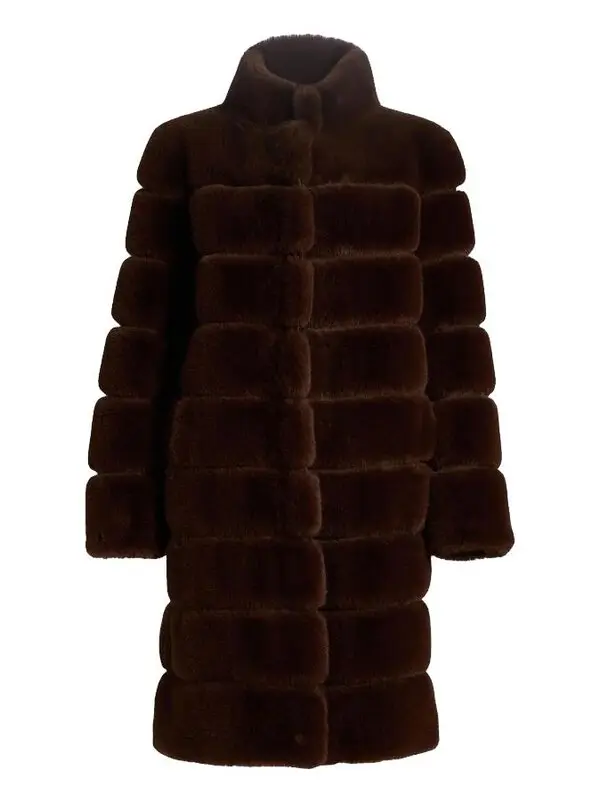 Generation Love Christie Faux-fur Coat - Hazelnut