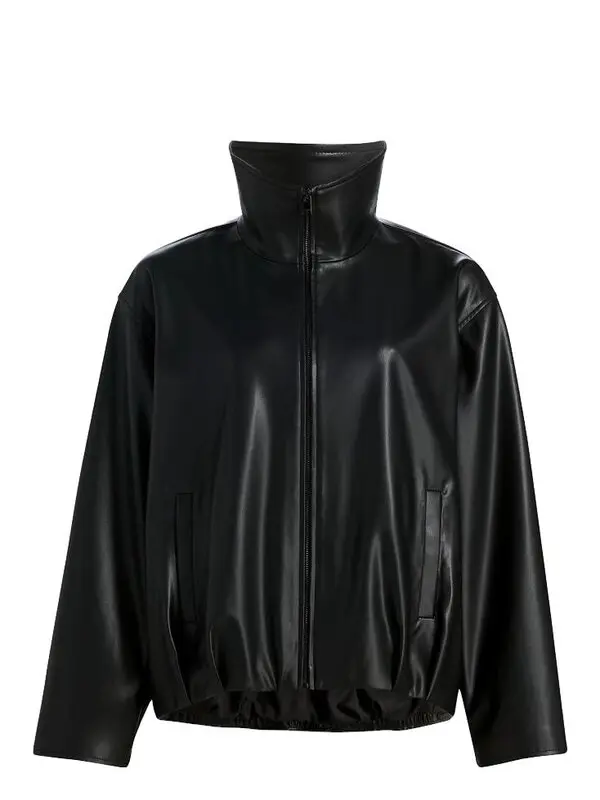 LAMARQUE Denita Faux Leather Jacket - Black