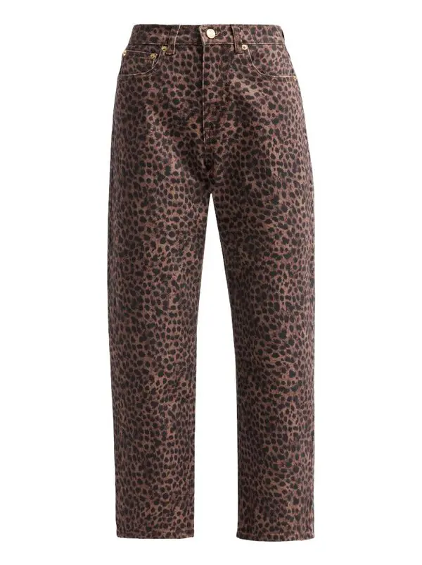 Generation Love Cobel Leopard Jeans - Muted Leopard