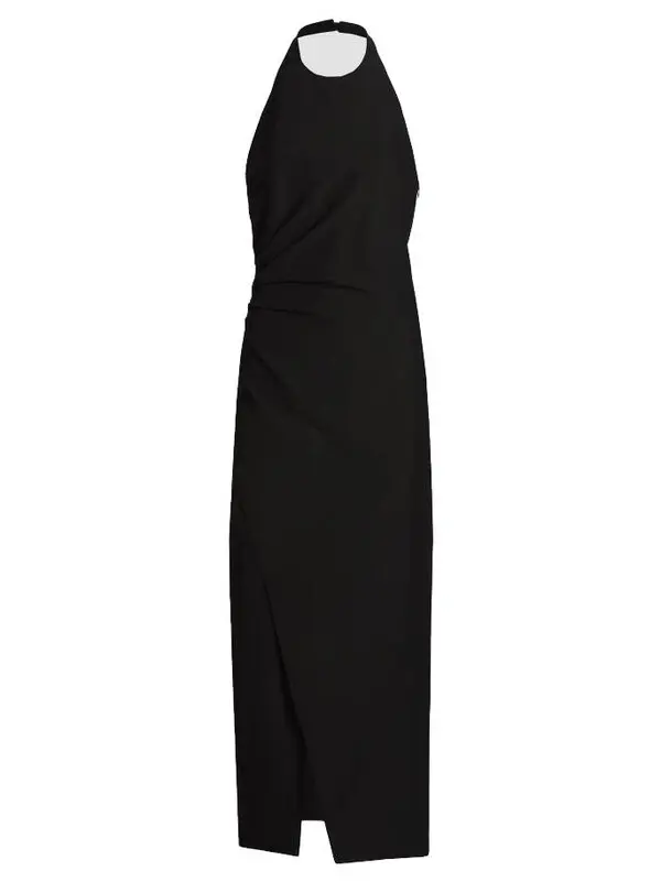 A.L.C. Sylvie Halterneck Midi-dress - Black