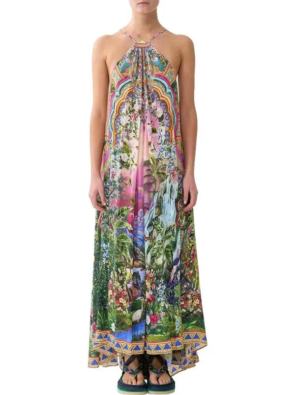 Camilla Turkish Delight Hardware-accent Maxi Dress - Multi