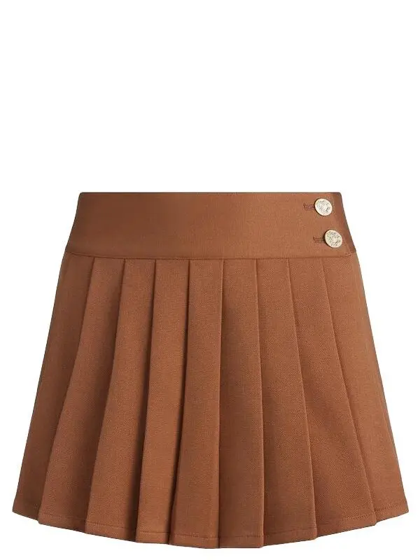 Alice + Olivia Noah Side-striped Skort - Tan